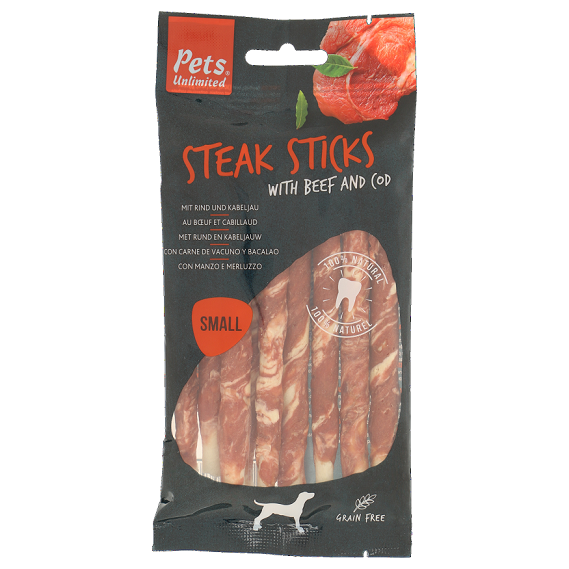 STEAK STICK SMALL BEEF 90 GRS. (u.m.v. 8 uds) - PRODUCTOS
