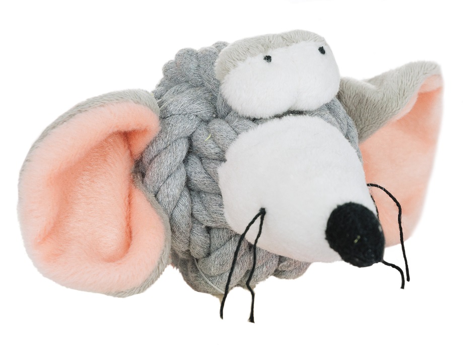 TIMMY MOUSE ROPE BALL 8 CM. - PRODUCTOS